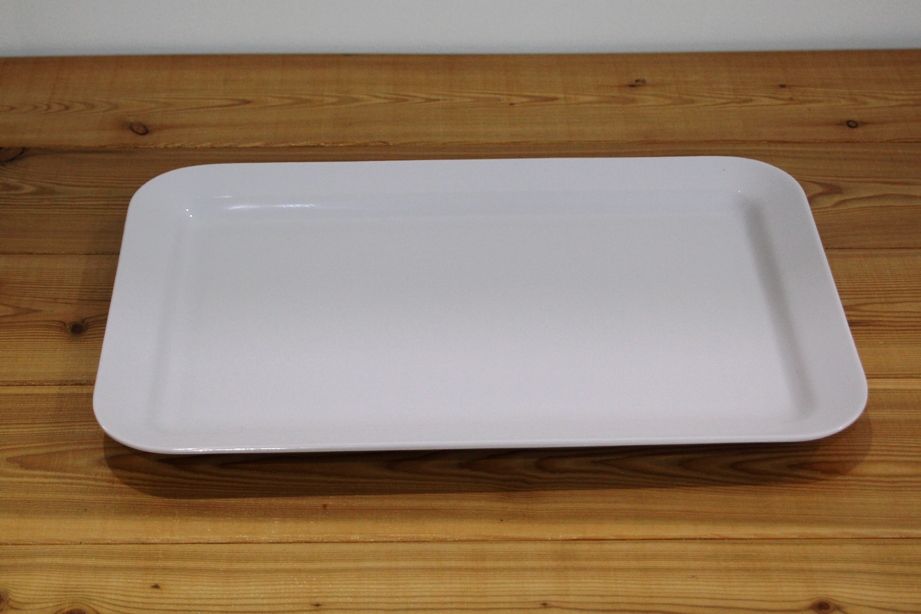 Platter - Melamine White Rectangle 44x30cm | Carlton Party Hire