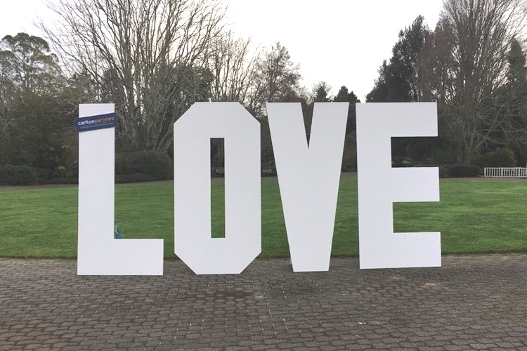 Giant LOVE Letters | Carlton Party Hire