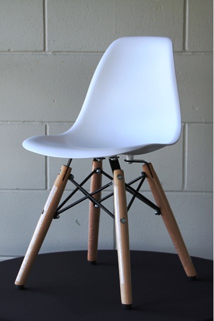 Childrens / Kids White Bucket Chair | Carlton Party Hire