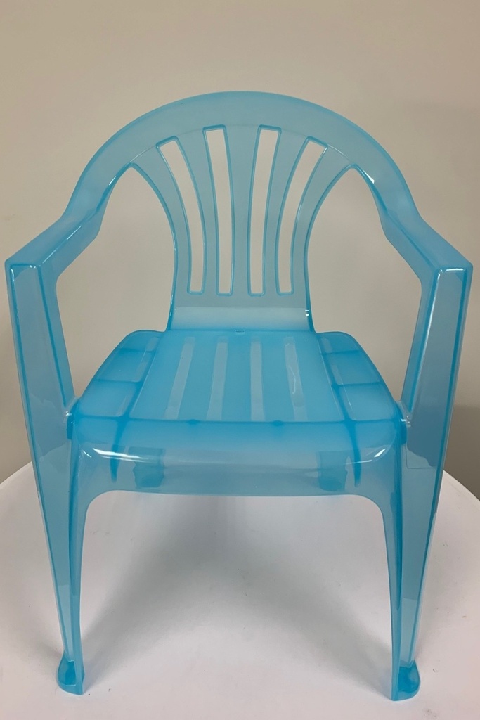 Childrens / Kids Plastic Chair Blue | Carlton Party Hire